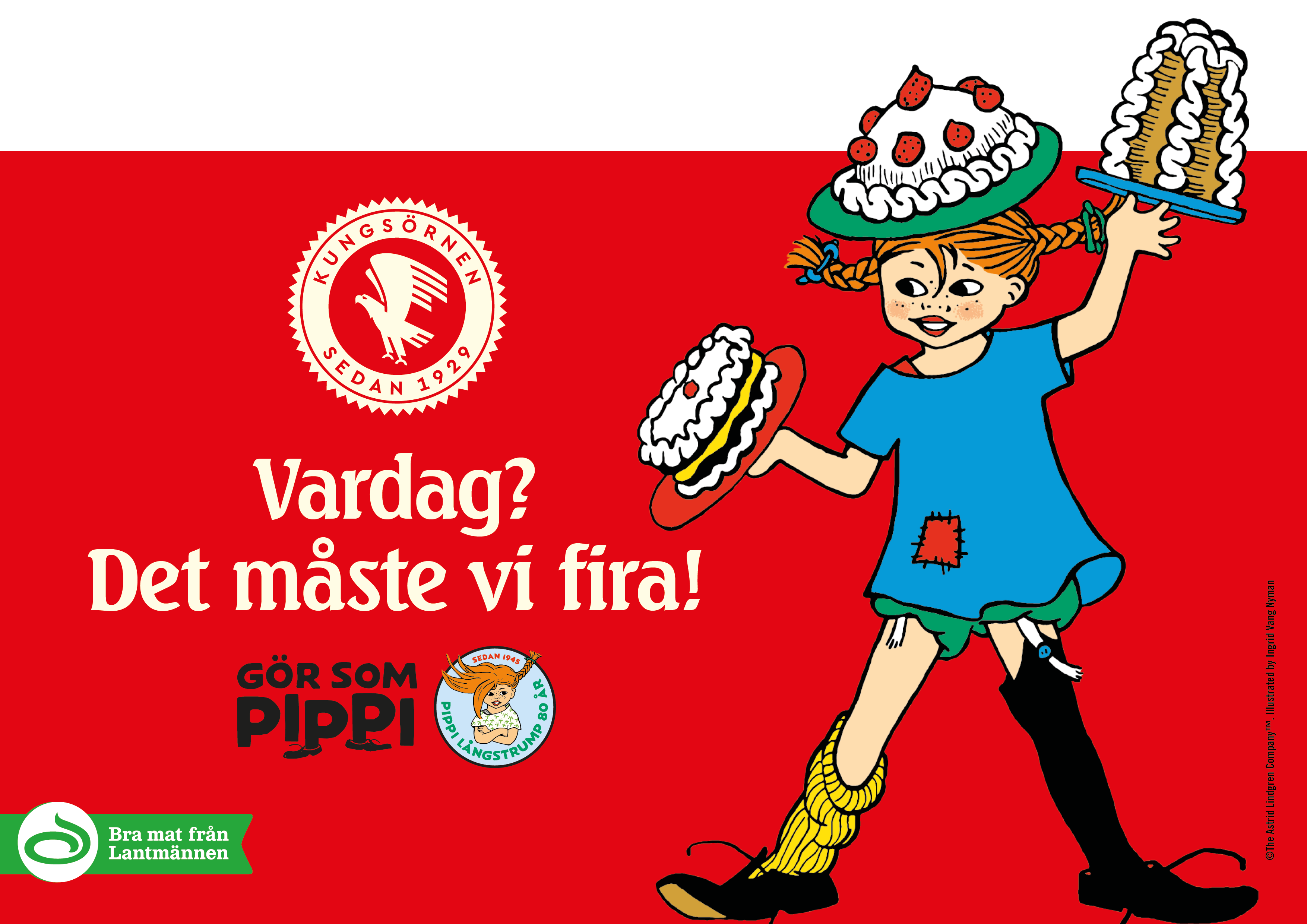 Pippis klippta spaghetti från Kungsörnen – fy fabian vad smart